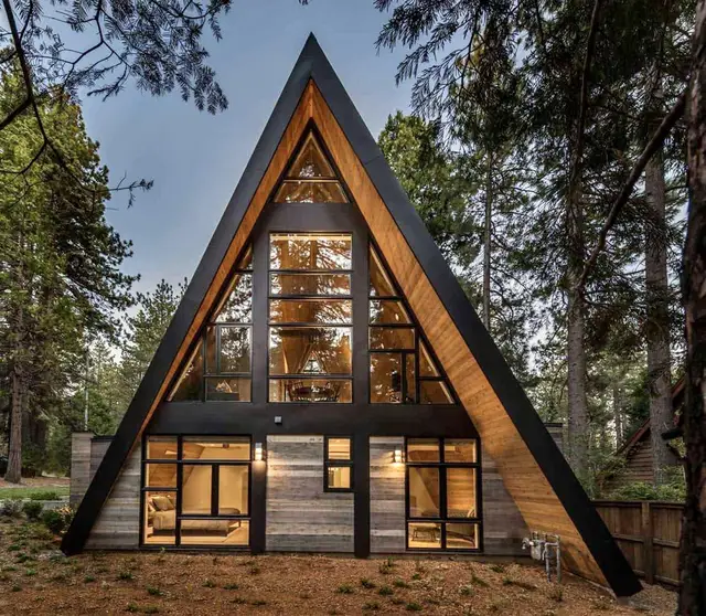 A Frame Cabin | Scrolller