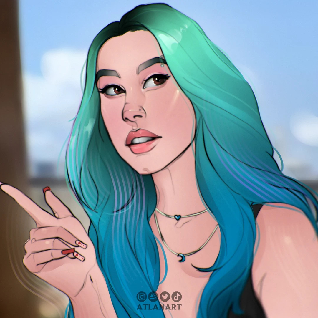 stylized portraits by me. [ipad, procreate] | Scrolller