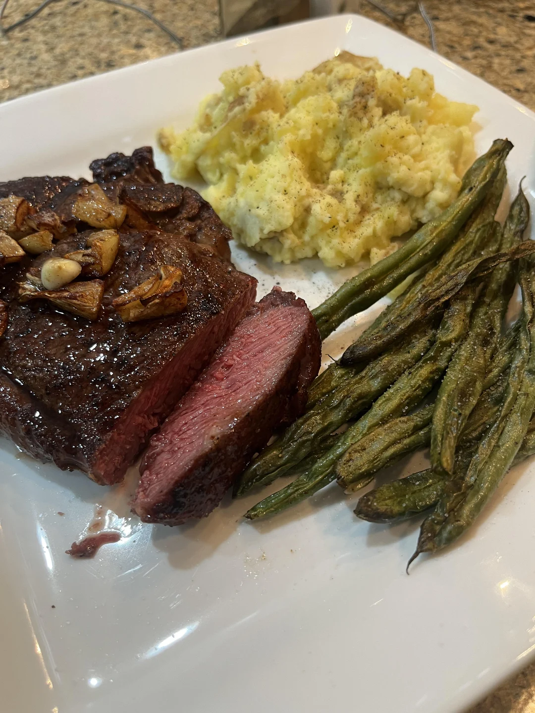 Made a couple Aldi ribeyes for the wife and I | Scrolller