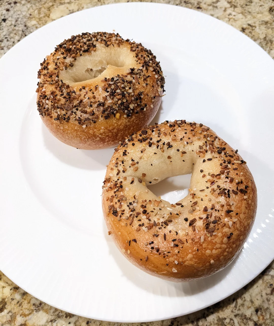 First bagel attempt. Used Montreal Steak Spice lol. | Scrolller