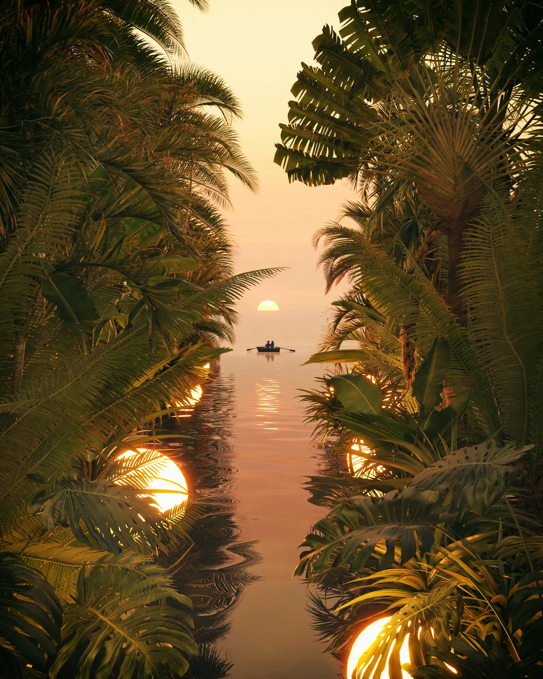 Sunset on the Lagoon | Scrolller