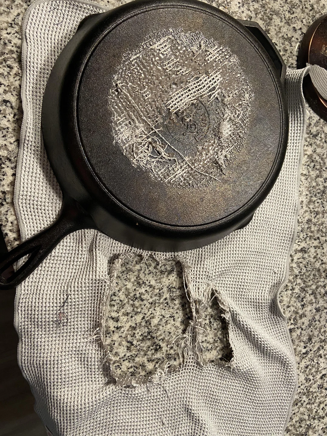 [NSFW] This isn't my mess but I'm determined to fix it. How do I get melted drying mat off the ...