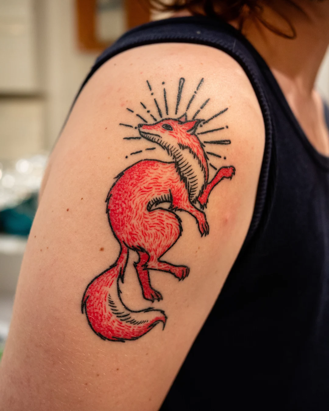 Got my fox tat, I love it! | Scrolller