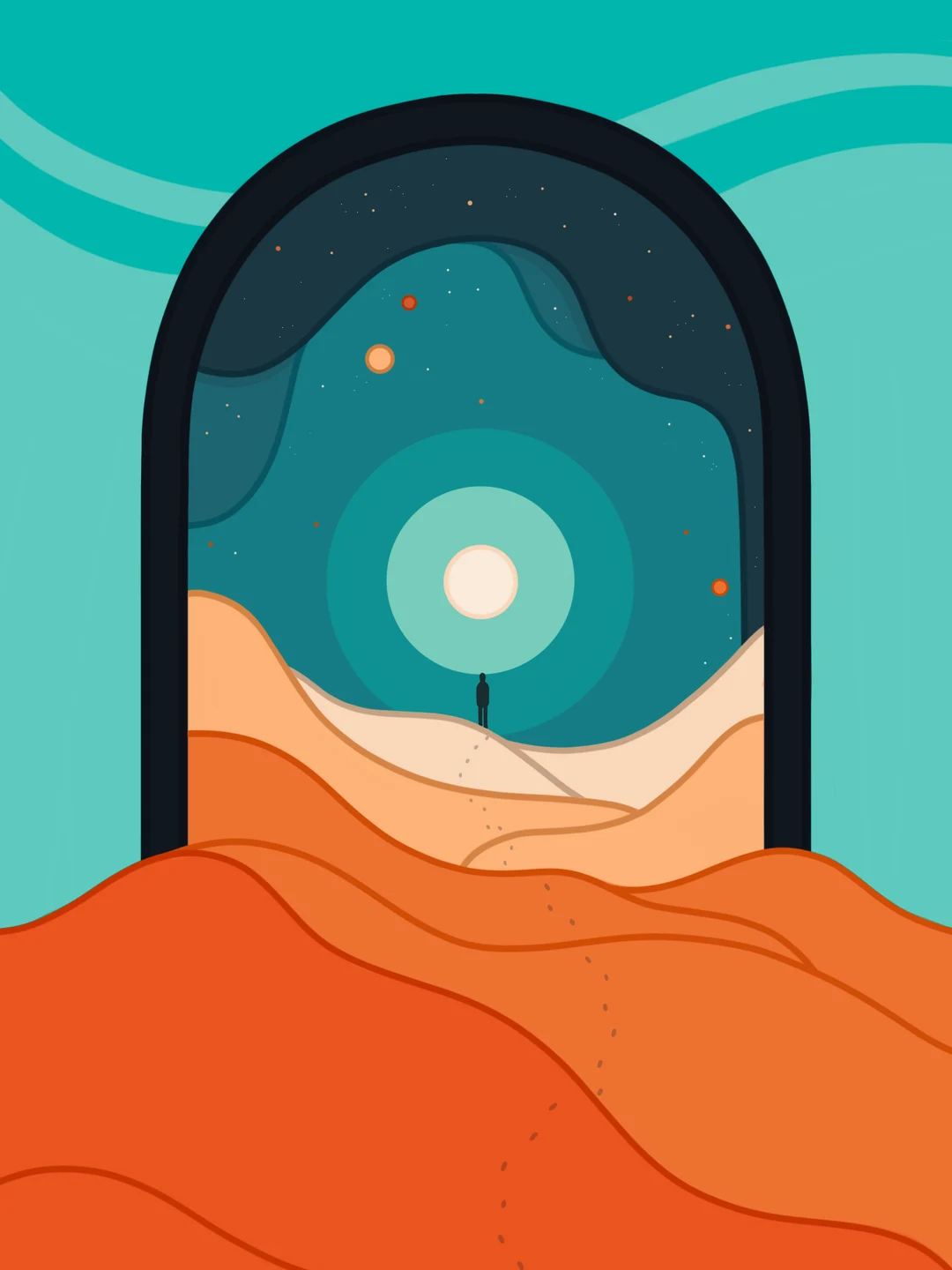 Leave your world Behind, Me (VeronicaRadd), Digital Drawing, 2024 | Scrolller