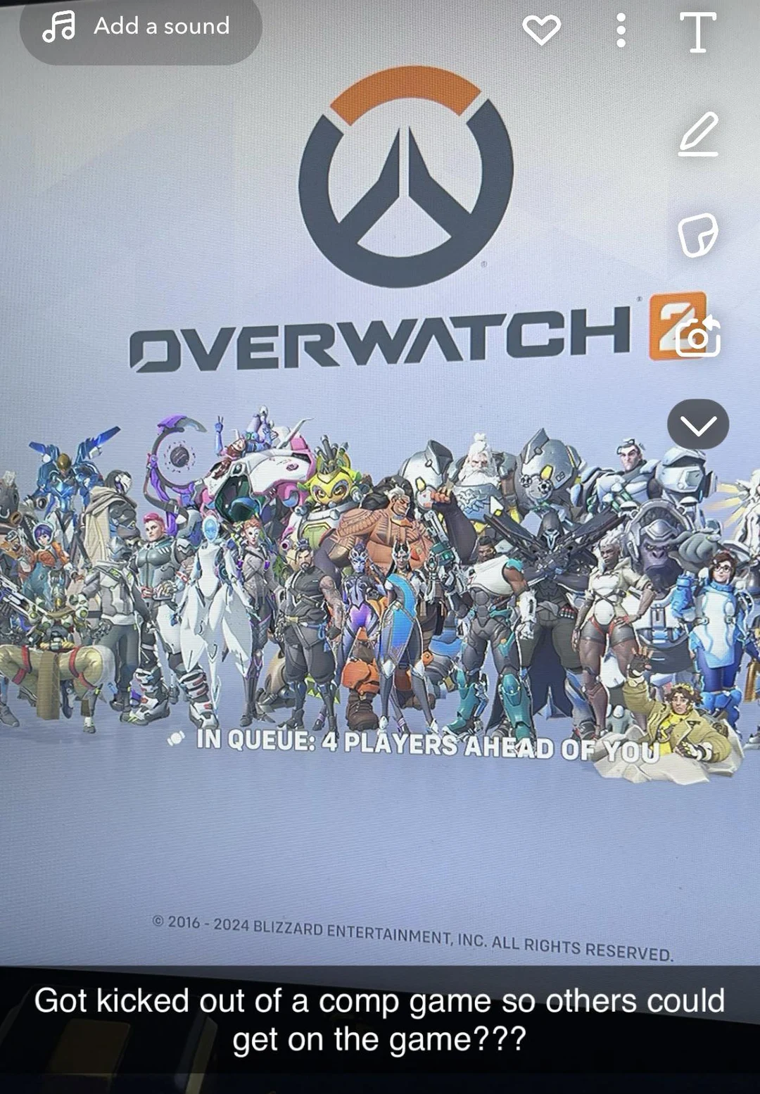 Kicked me out of comp game for no reason | Scrolller