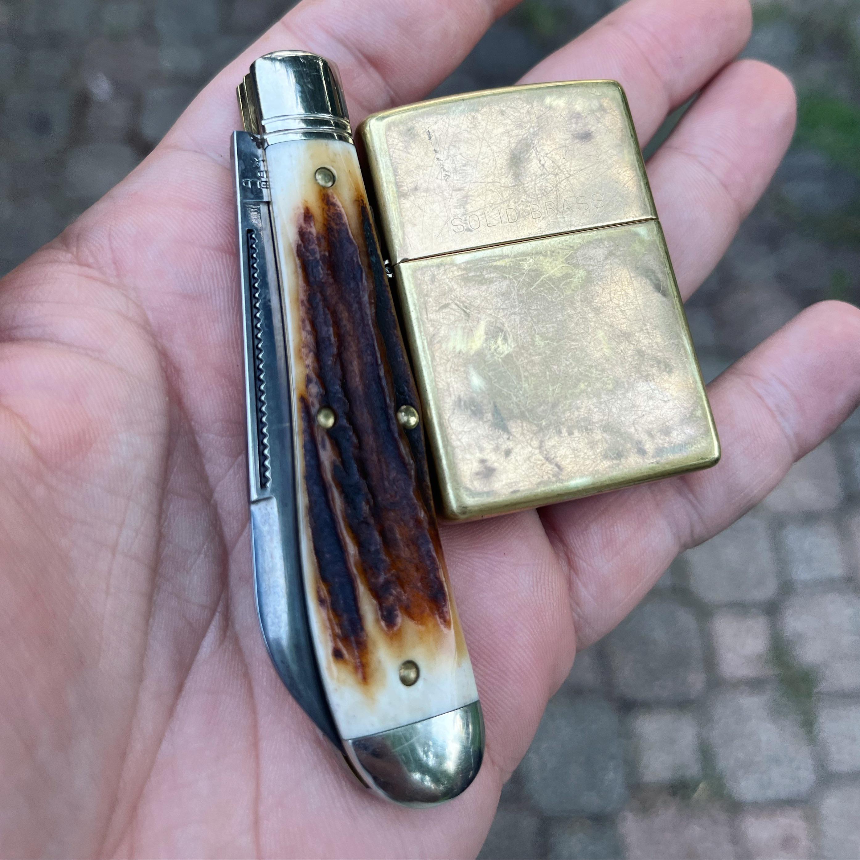 Discover more like SlipjointKnives: Brass and stag and Related Content | Scrolller