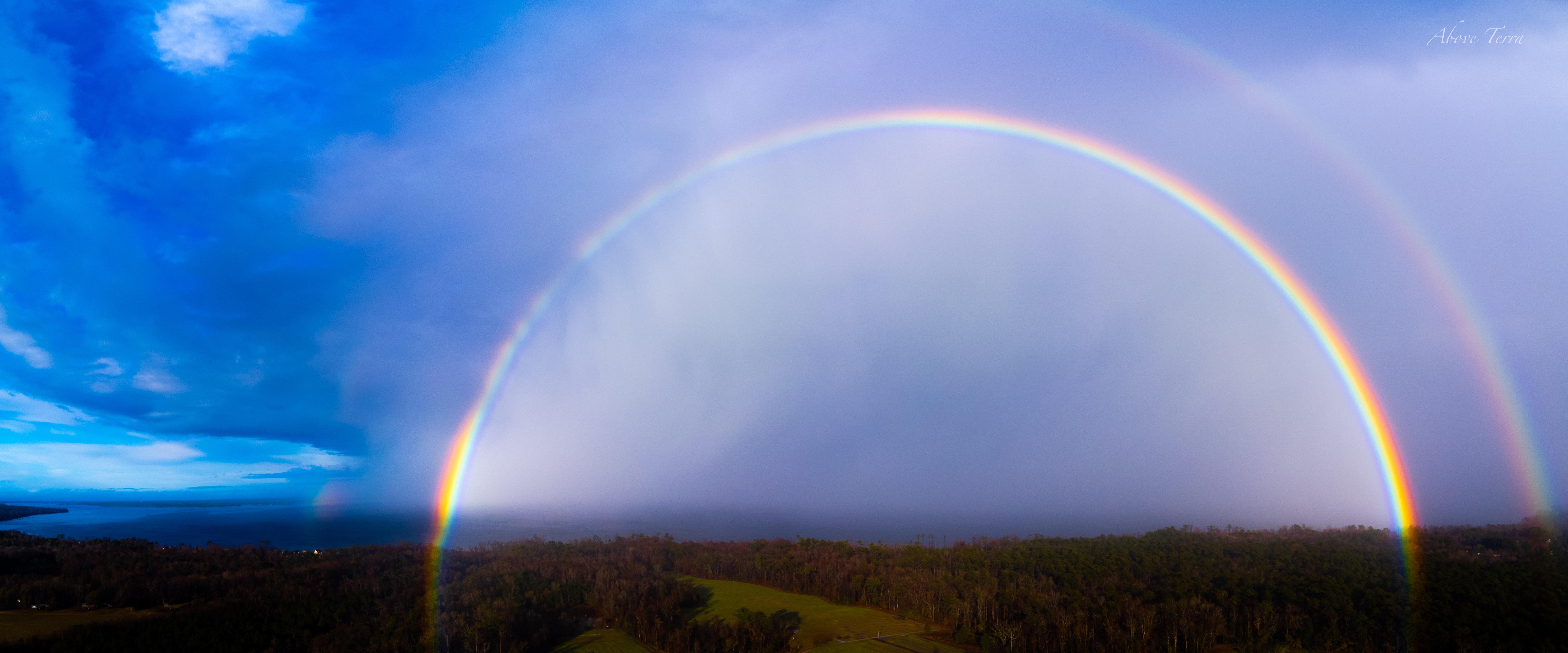 Full Rainbow over the Neuse River, Eastern NC | Scrolller