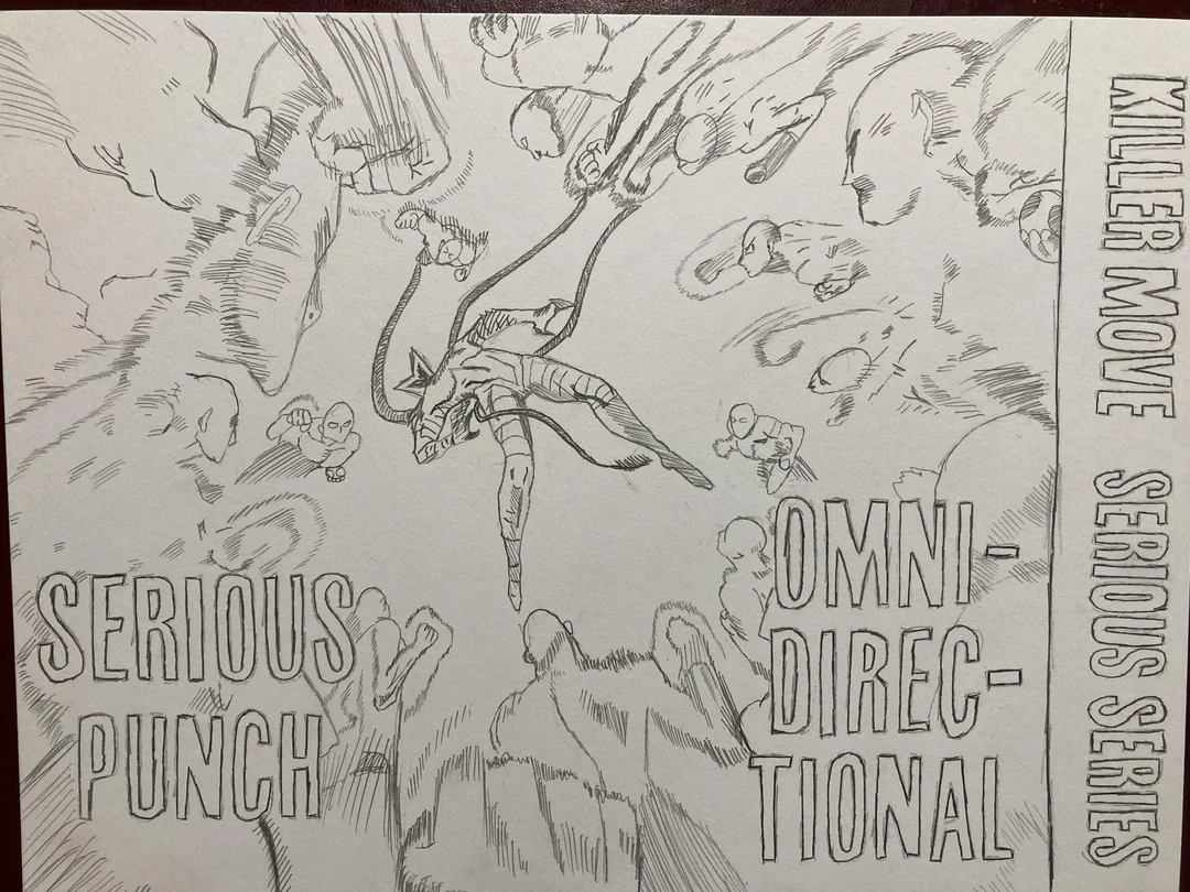 Killer Move: Serious Series- Omnidirectional Serious Punch ( pencil) | Scrolller