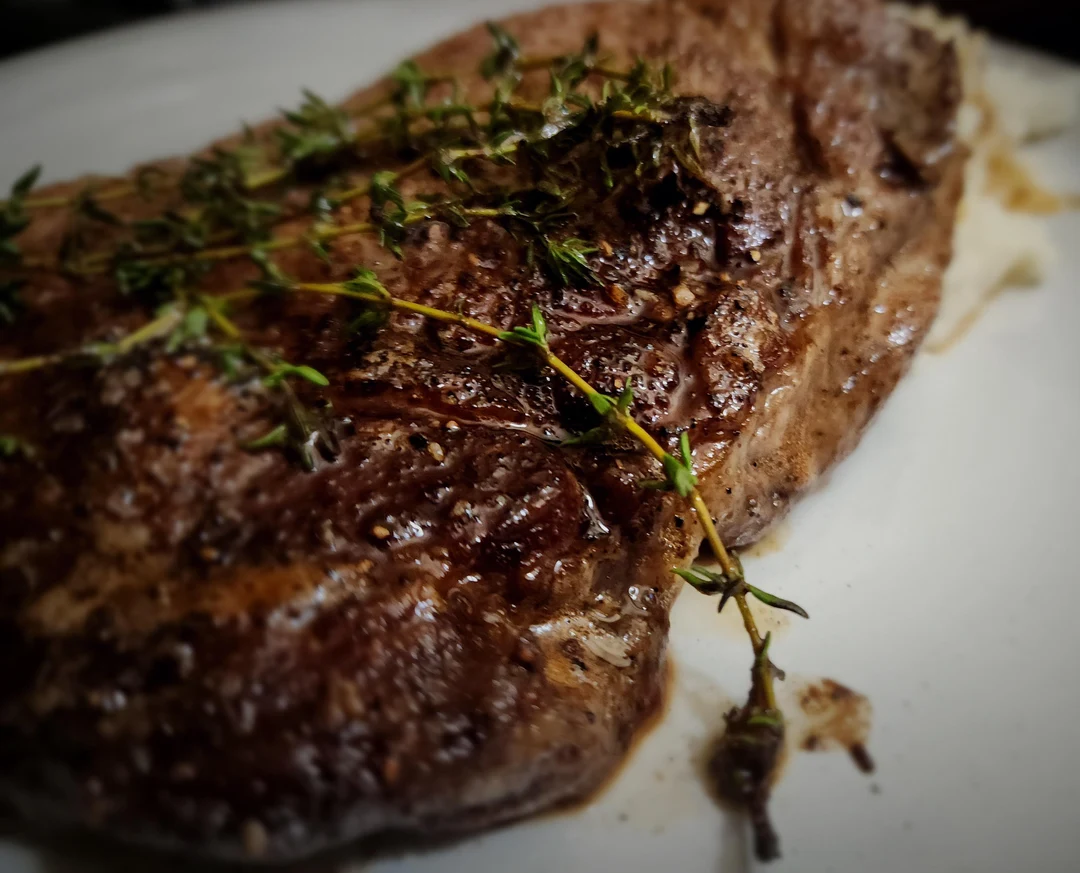 Dinner tonight...cast iron seared with butter and thyme basting | Scrolller