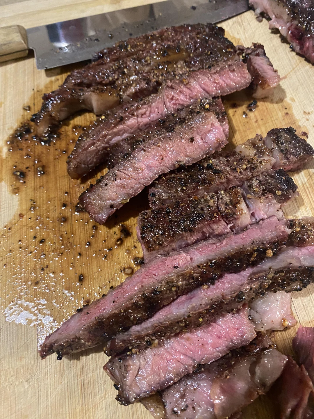 First reverse sear on the pellet. | Scrolller