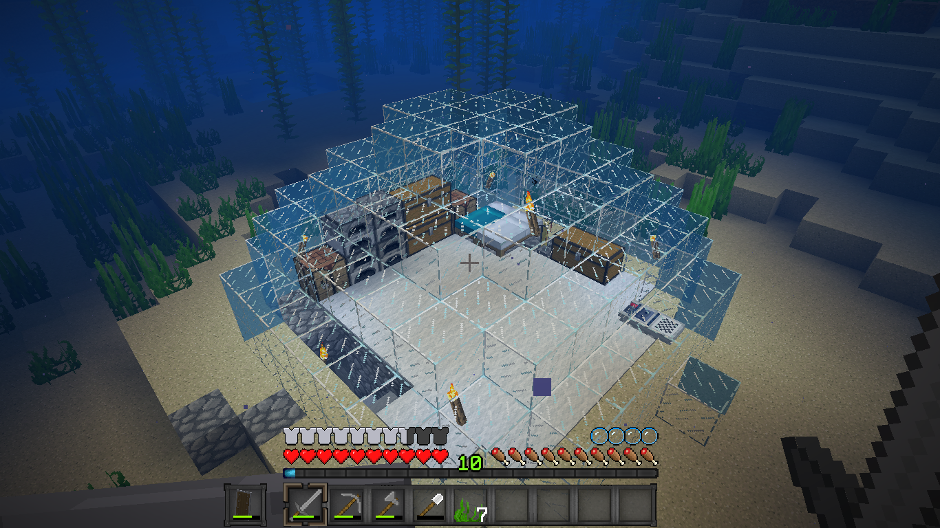 Rate my new underwater base | Scrolller