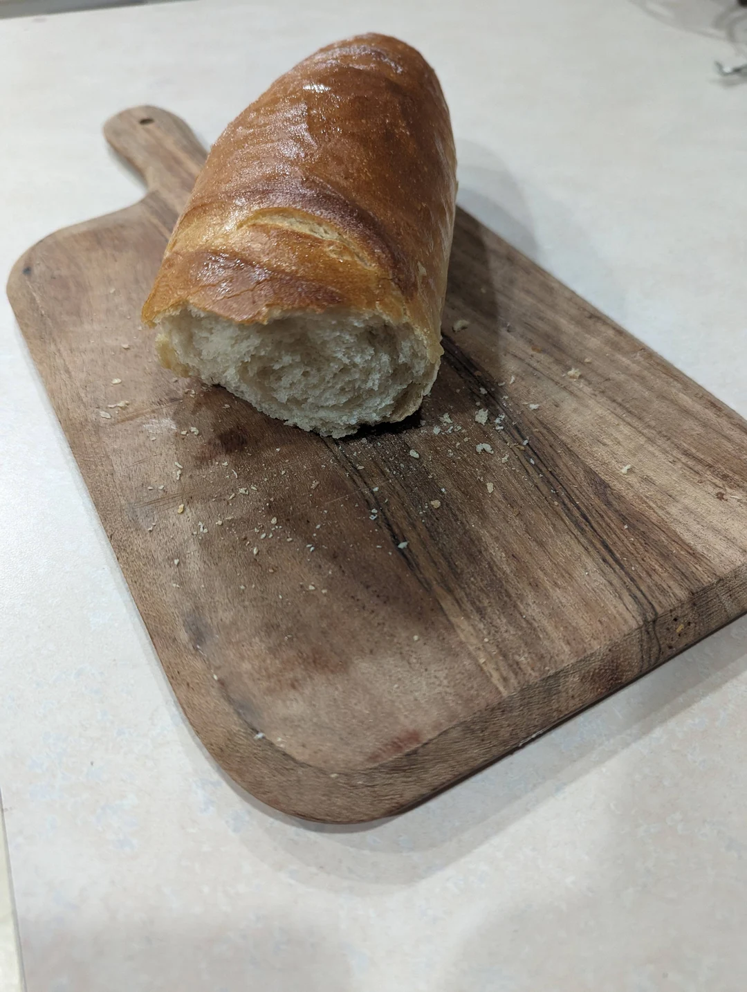 After about a dozen tries, I finally have perfect French bread. | Scrolller