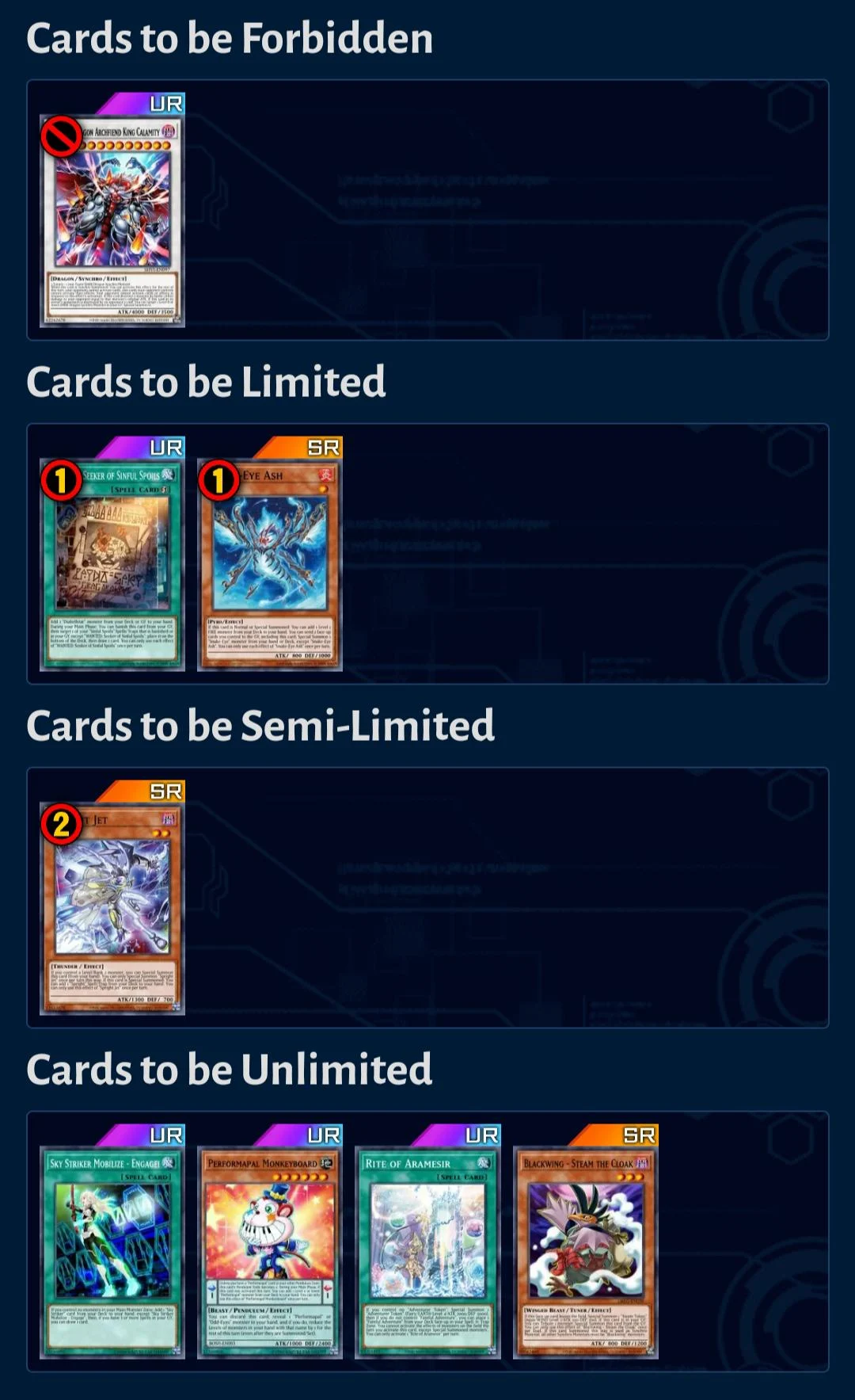 Master Duel May banlist | Scrolller