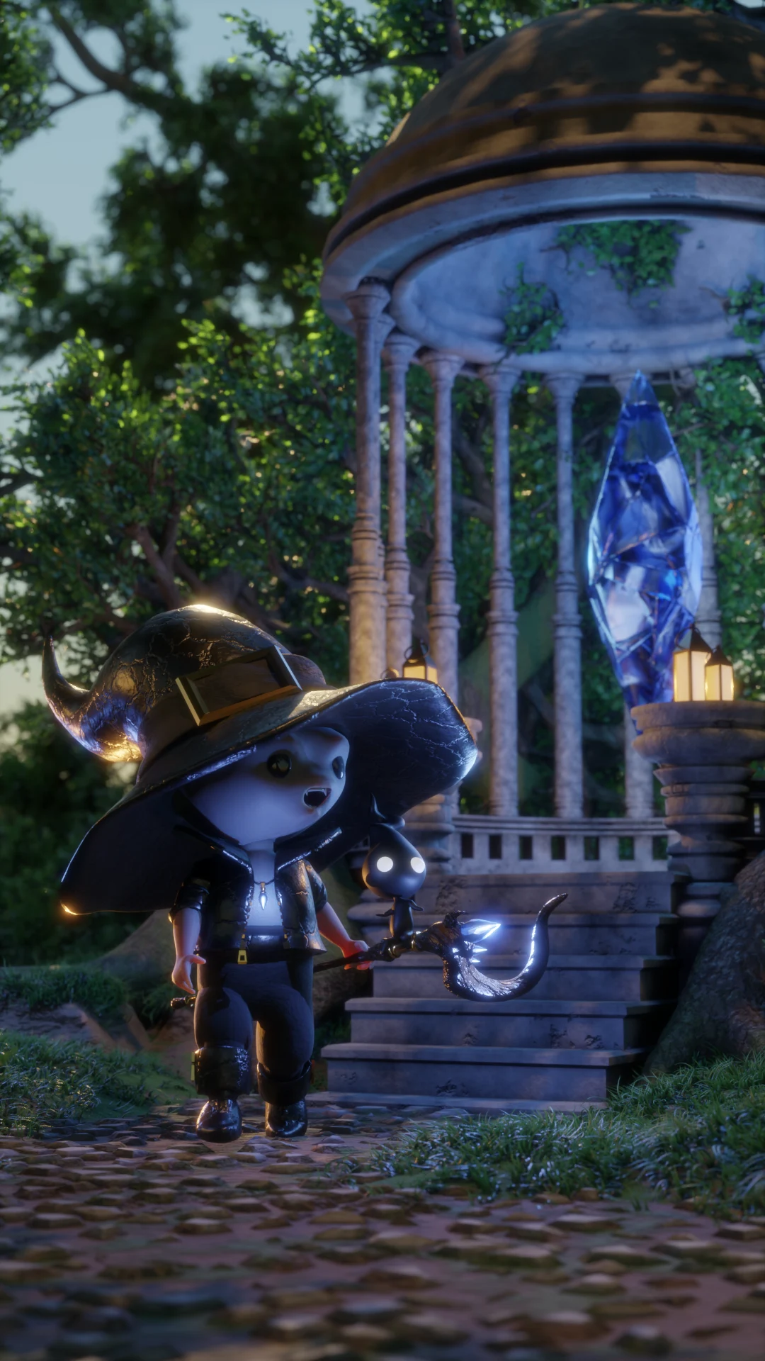 Spoopy in Forestland, Sudenvarjo, digital, 2023 | Scrolller