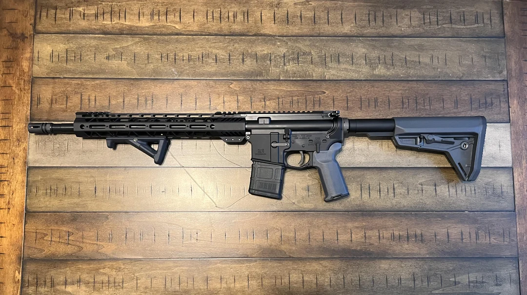 First build. Trying to decide on an LPVO and waiting on MBUS sights, and Lancer 30 rd mags ...