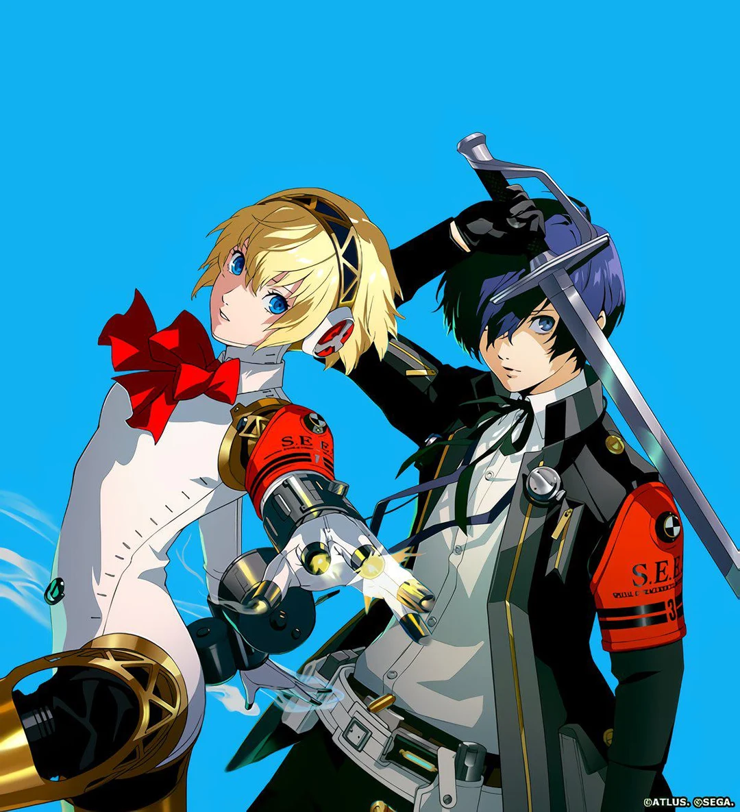 New official art of Aigis and the protagonist | Scrolller
