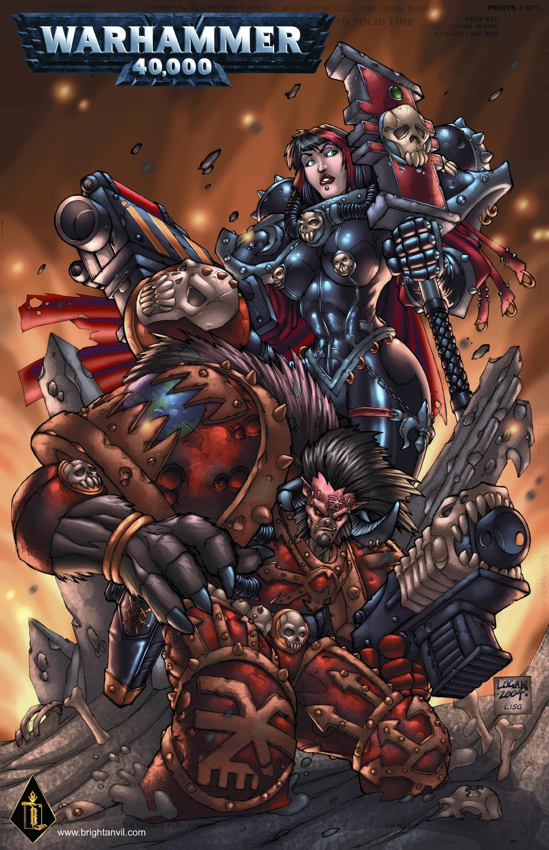 Warhammer 40K Poster (Throwback 2006) by Logan Lubera | Scrolller