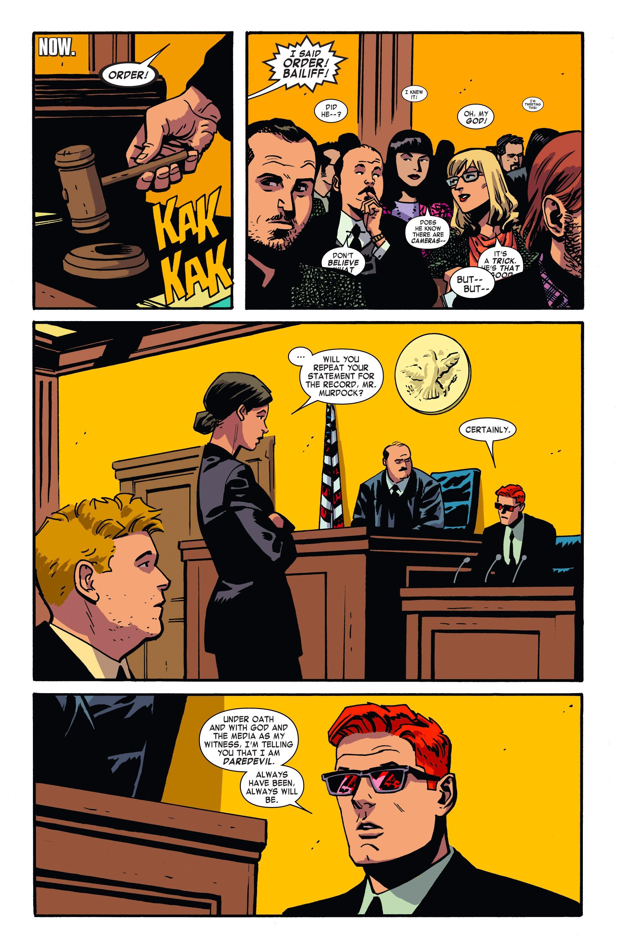 Matt Murdock reveals his secret identity to the world. (Daredevil #35 & #36) | Scrolller