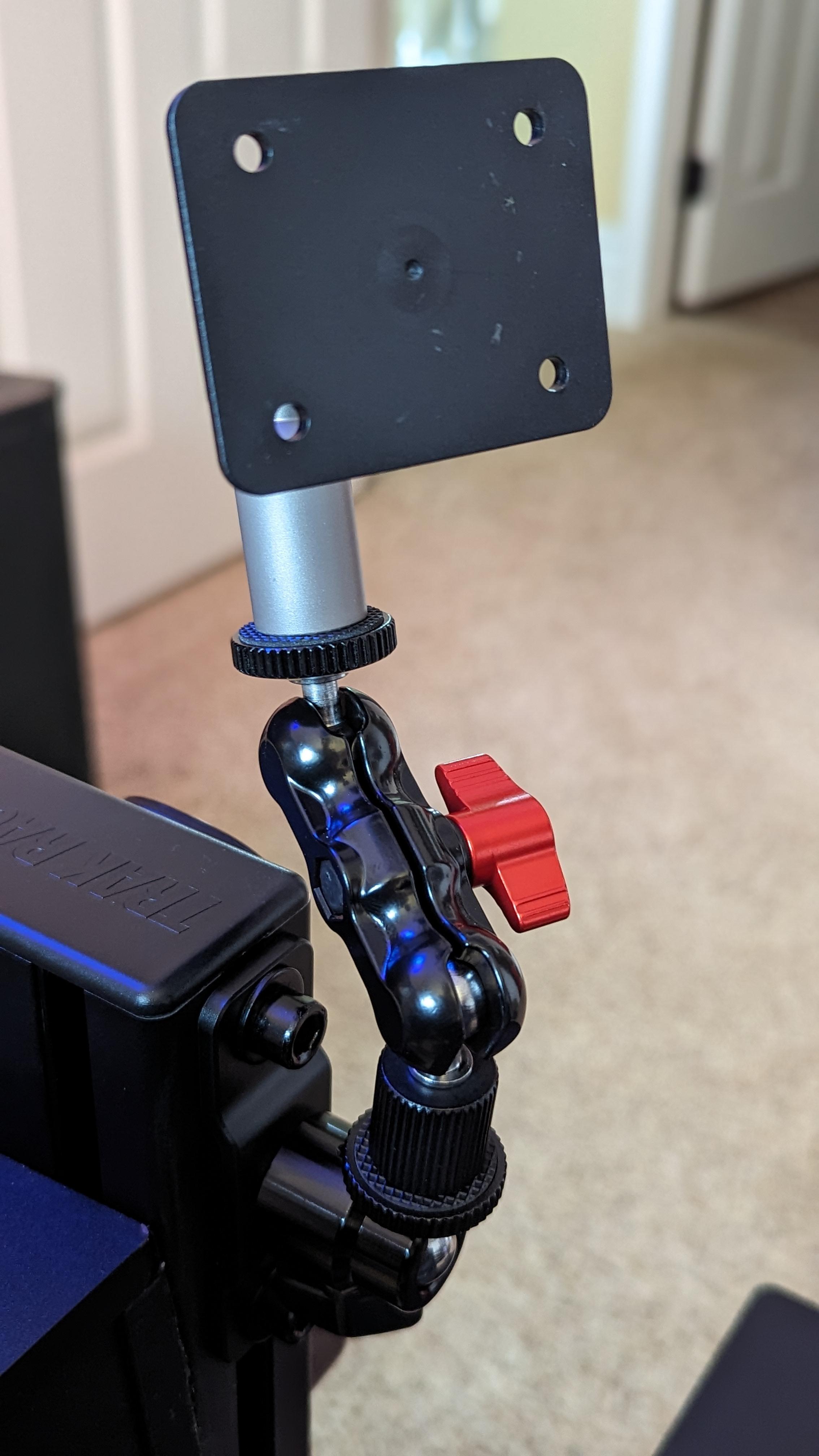 Just added a 10" monitor to my rig and built my own mount! Details and links in comments ...