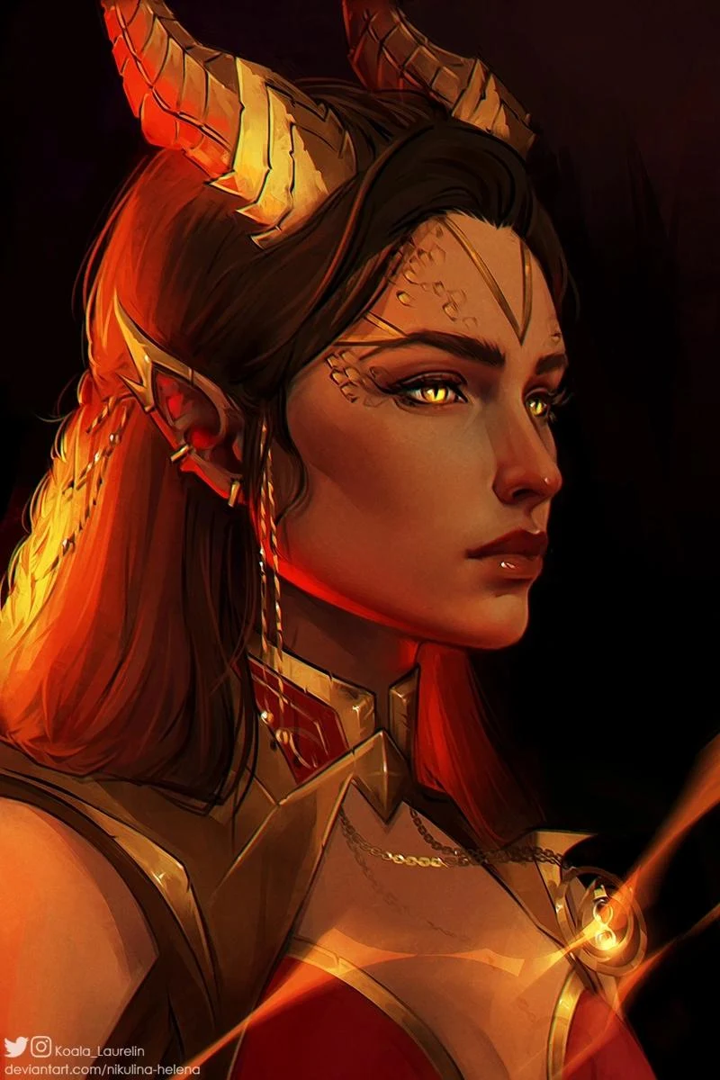 Portrait commission by Helena Nikulina (me) | Scrolller