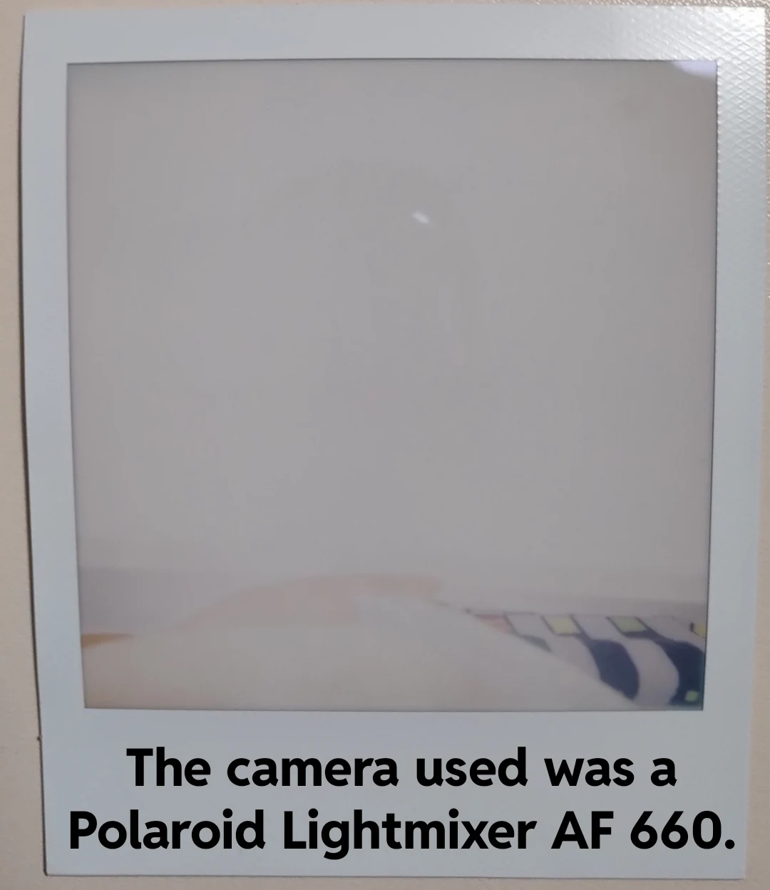 My first Polaroid picture (featuring a 660 AF with a fancy name). | Scrolller