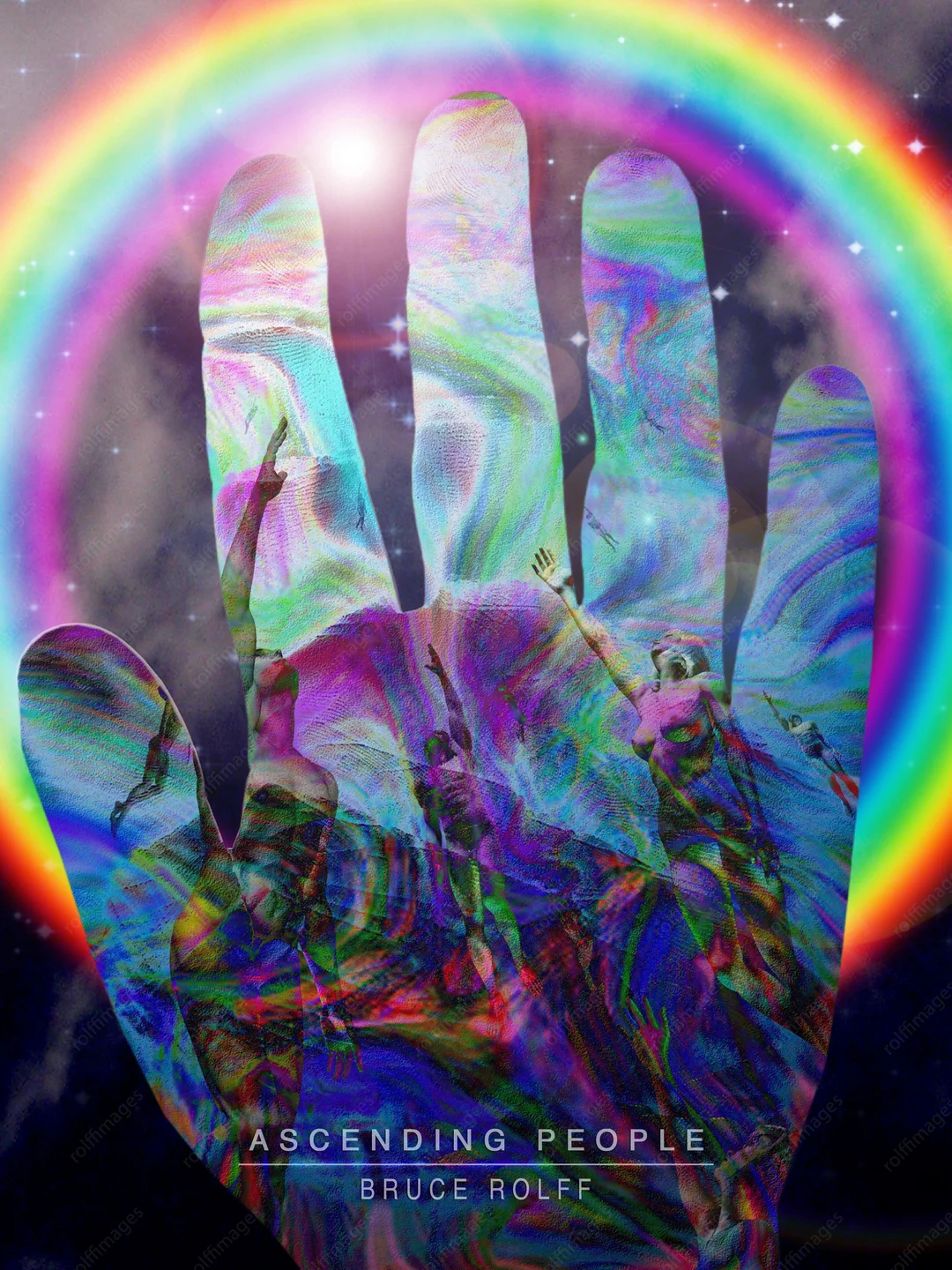 Ascending people, Bruce Rolff, Digital, 2022 | Scrolller