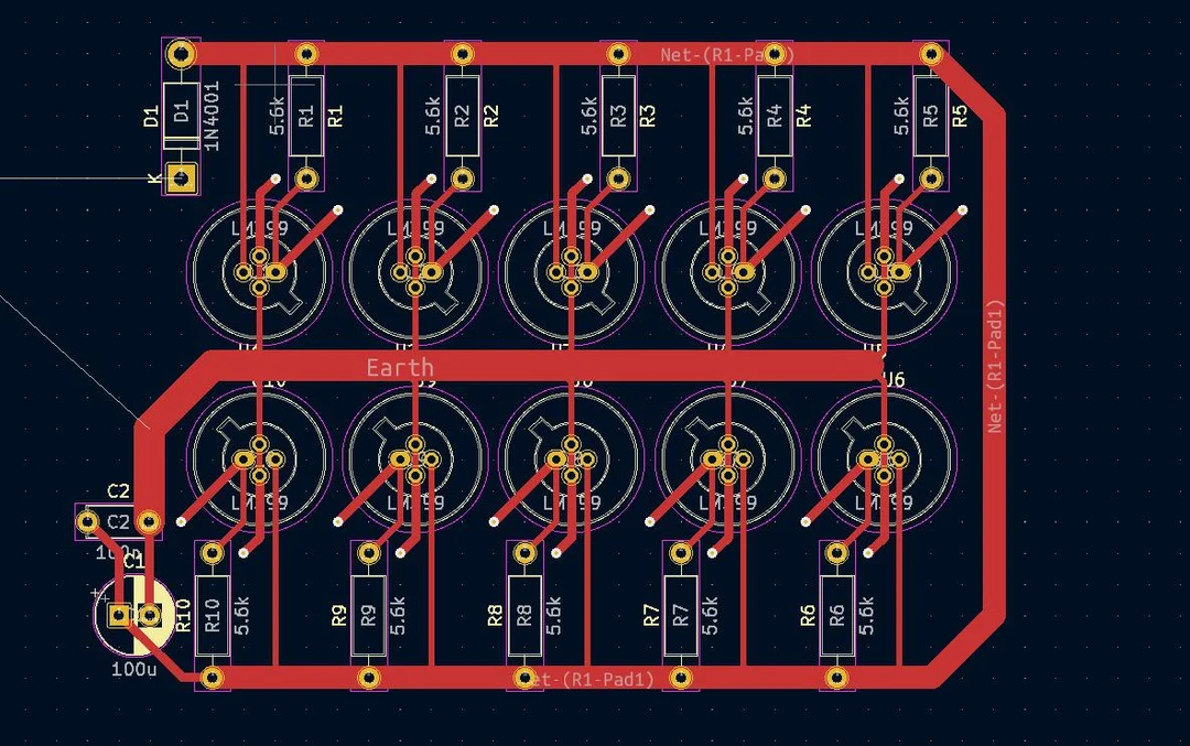 Designing a burn in board for LM399 voltage references. My first attempt at designing a board in ...