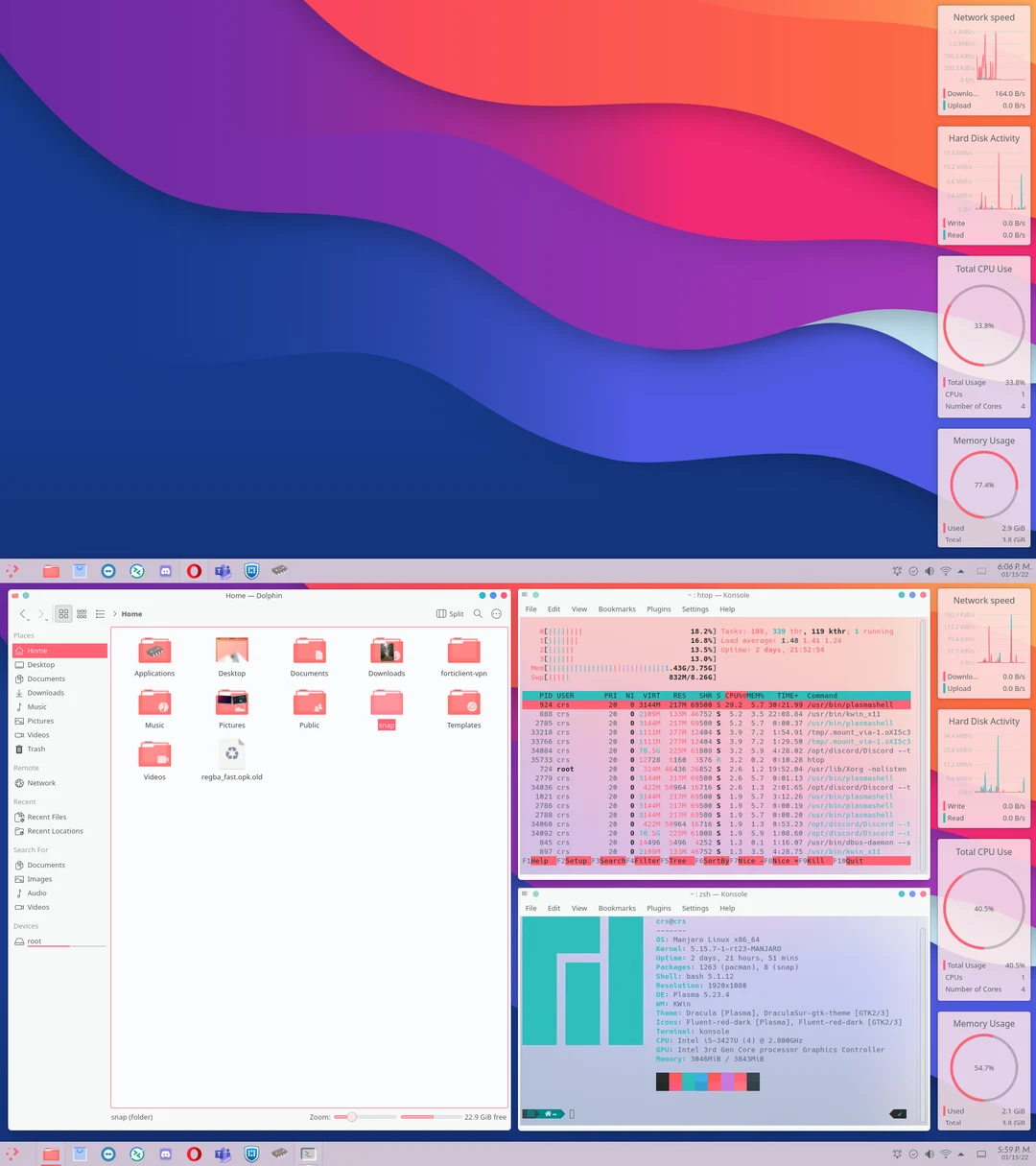 [KDE] I actually like light themes | Scrolller