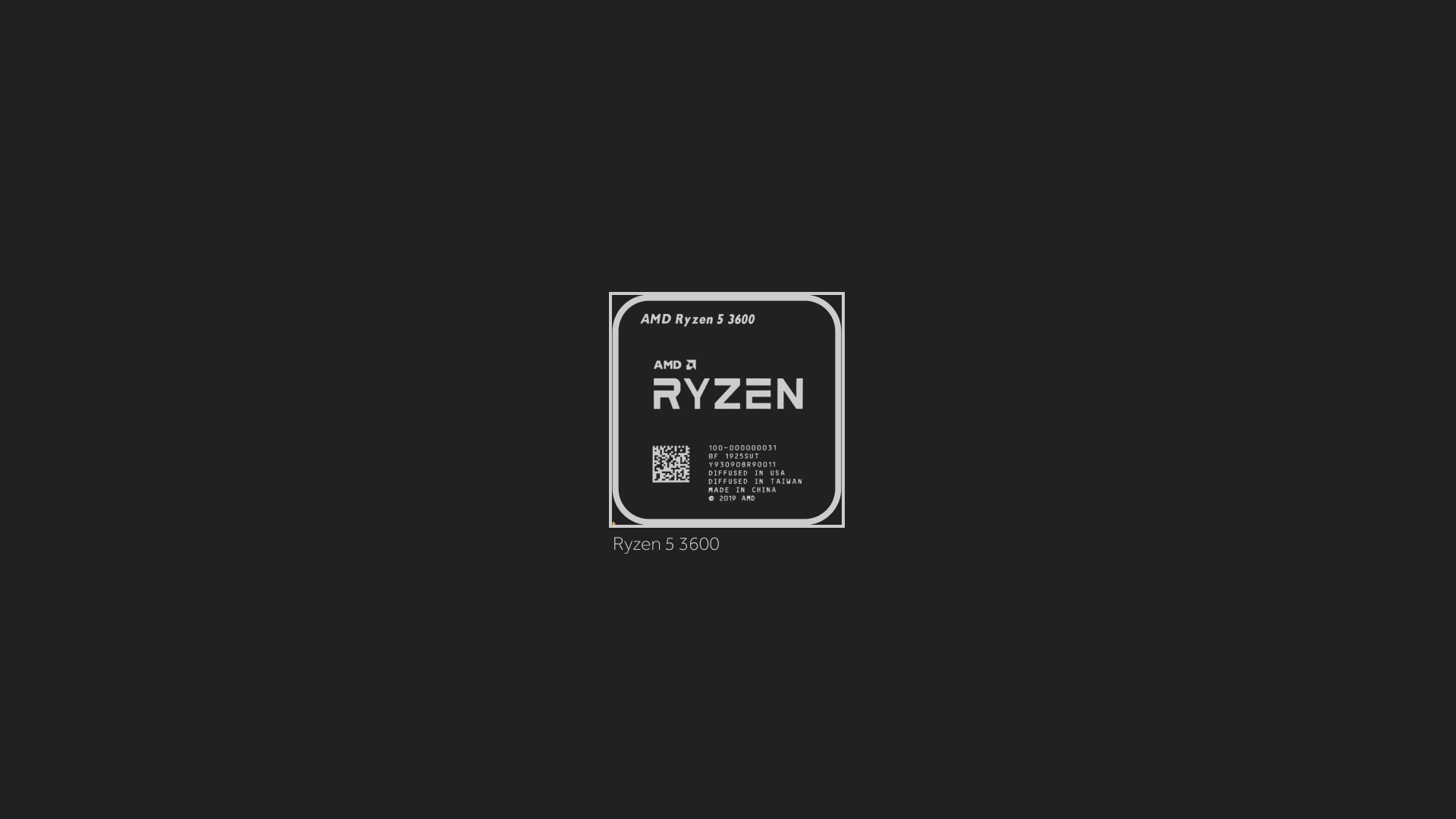 [ 1920x1080 ] Minimalist Amd Ryzen 5 3600 \ Concept by u/Flat-Cardiologist653 | Scrolller