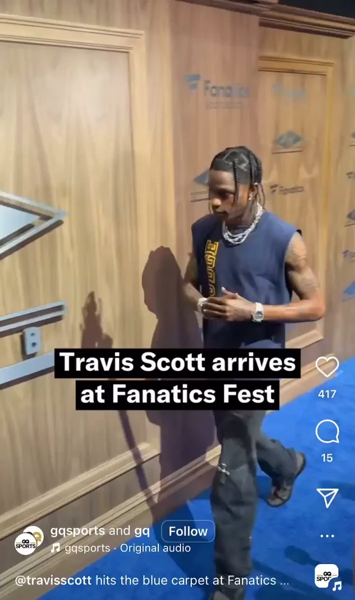 Travis Scott in a Judge tee | Scrolller