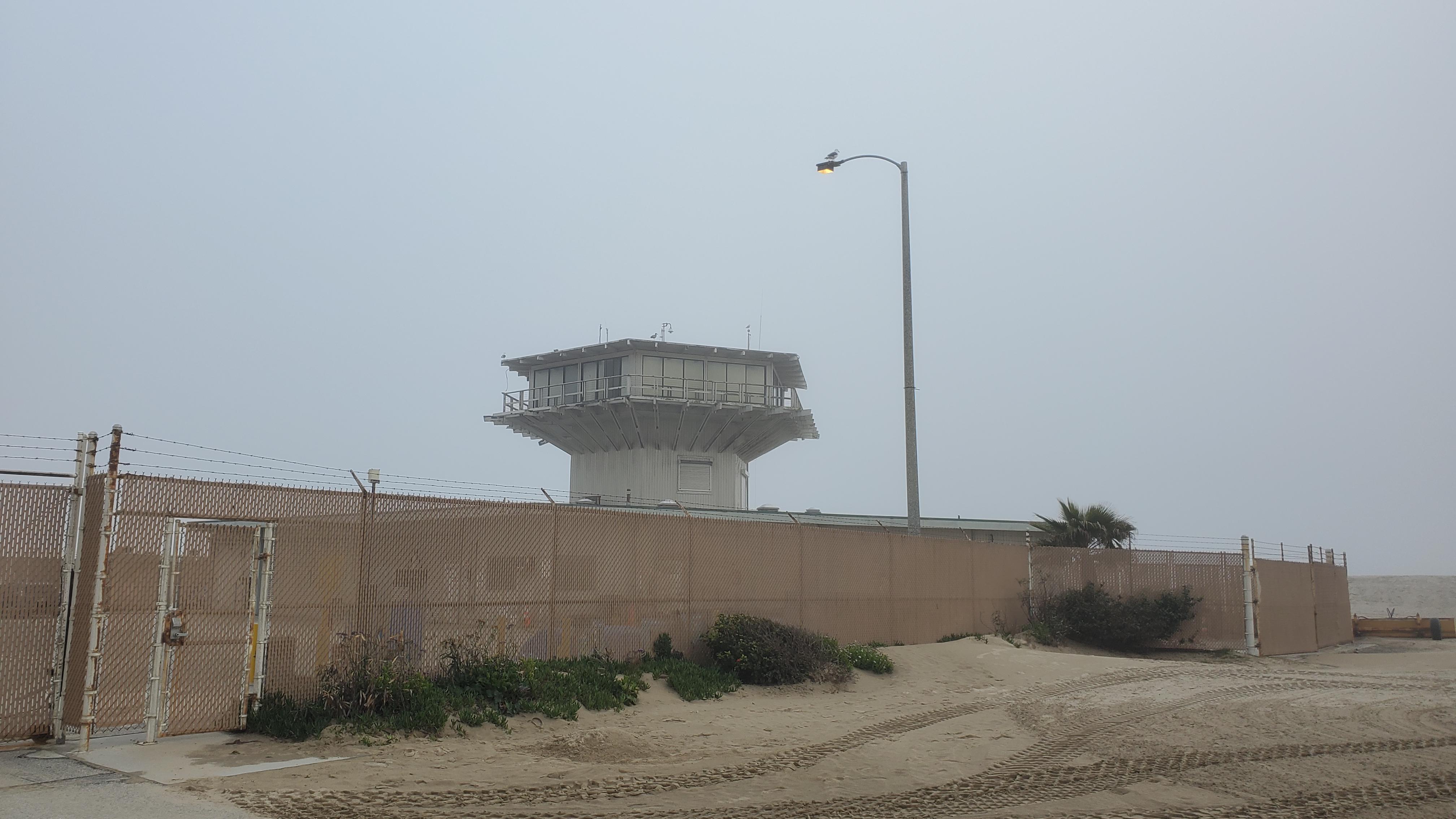 Life guard tower on the beach, definitely not a prison guard tower... | Scrolller