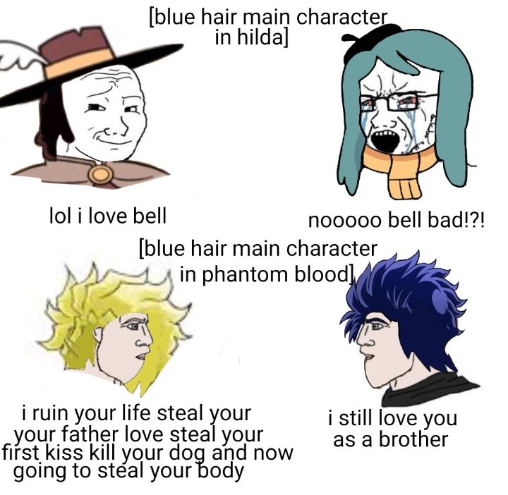 really funny text (don't mind the bad edit i did with Jonathan and dio) | Scrolller