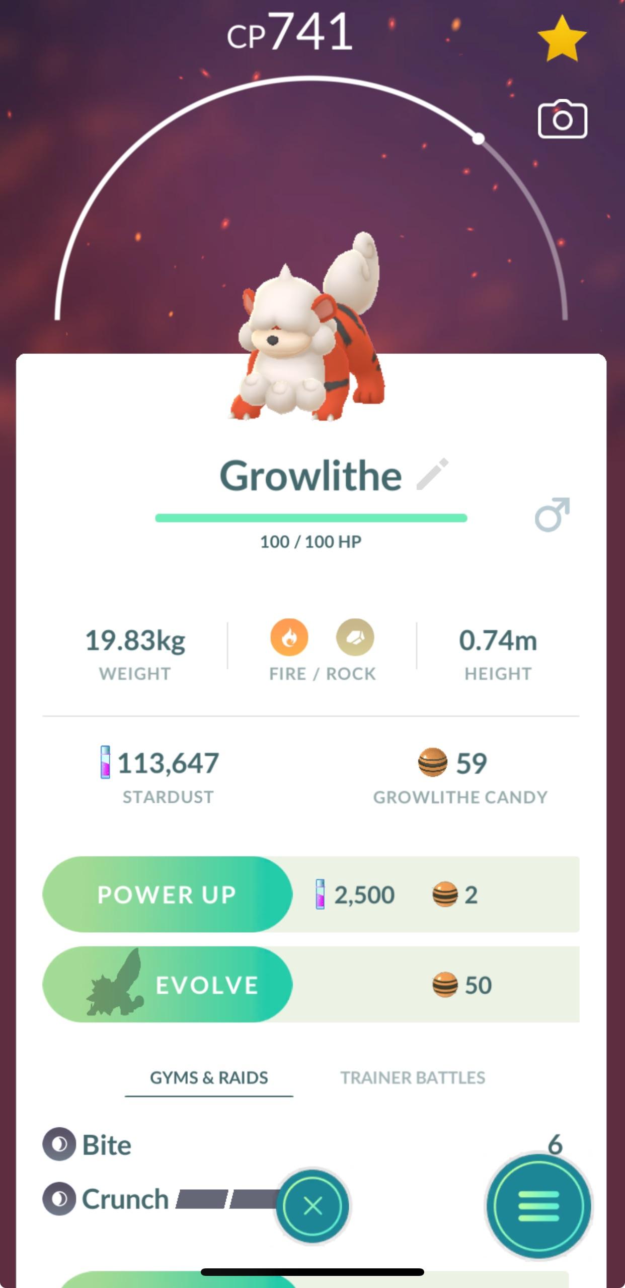 Growlithe Should I evolve? | Scrolller