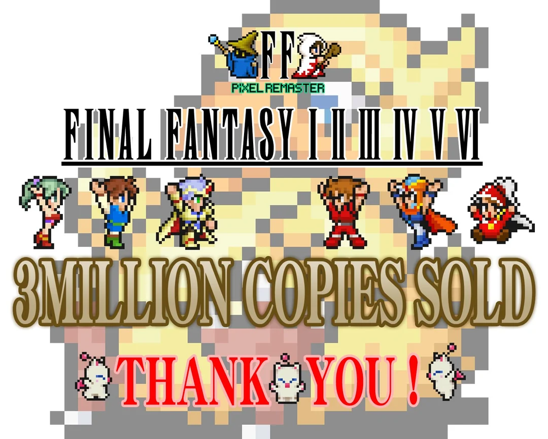 FINAL FANTASY PIXEL REMASTER has now sold 3 million copies | Scrolller