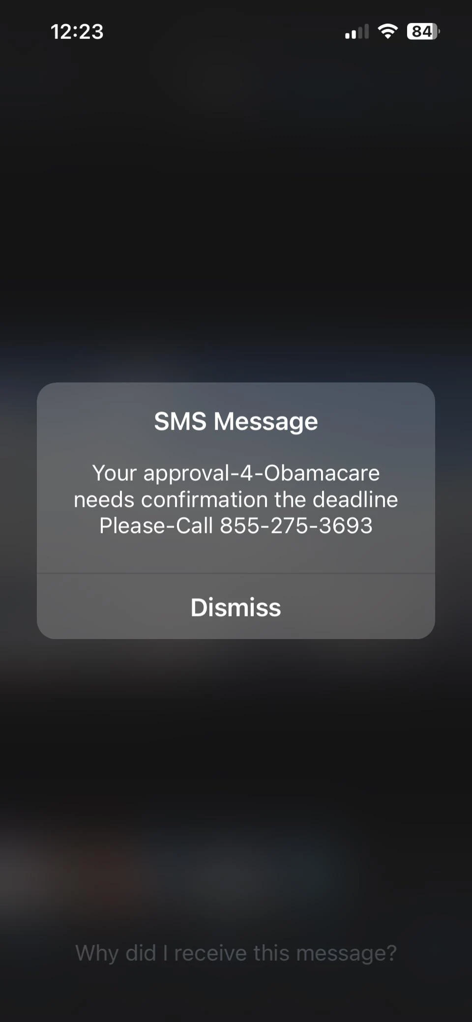 Had anyone else gotten this random pop up on iPhone?, or know why it popped up? | Scrolller