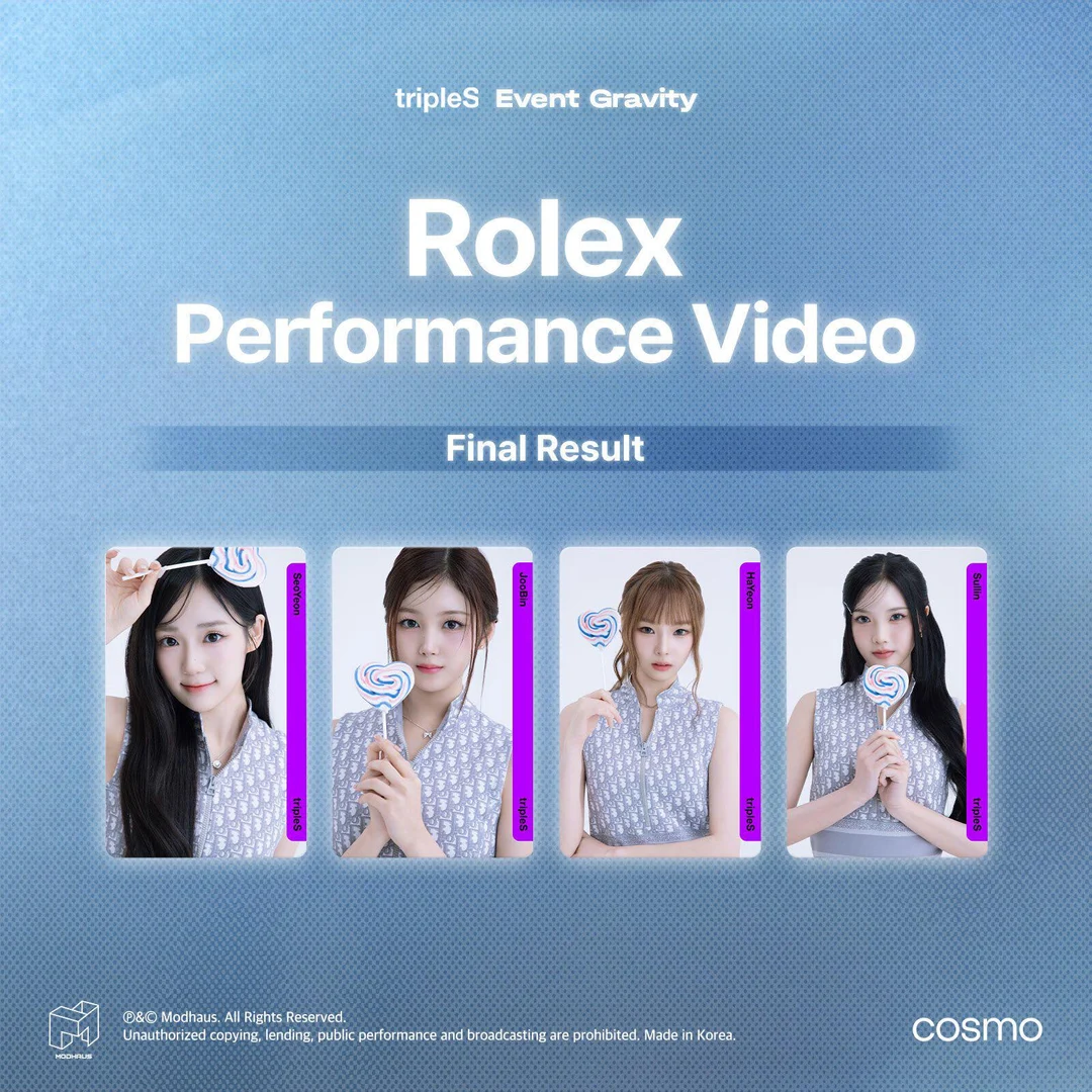 tripleS - Event Gravity : Acid Angel from Asia 2nd Anniversary ('Rolex' Performance Video - Make ...