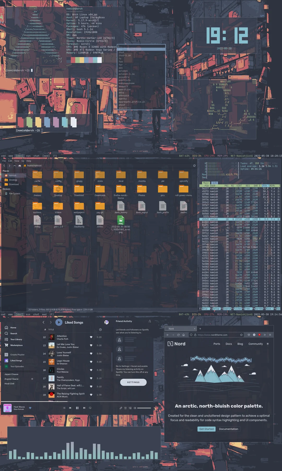 [dwm] This is what 1 week of patching suckless tools looks like! | Scrolller