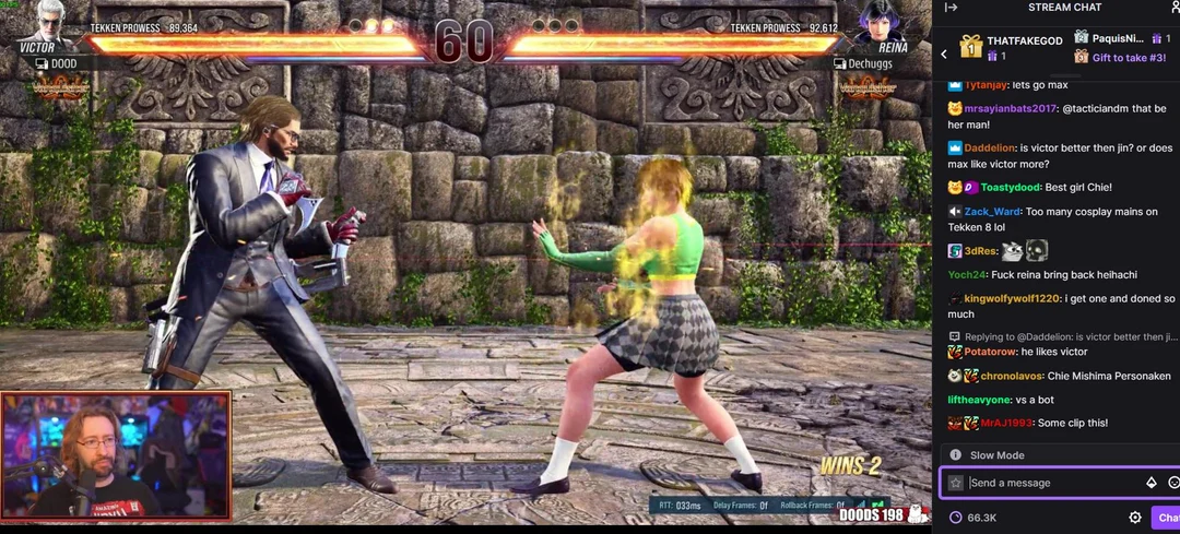 Was watching a Tekken 8 stream and who do I see?! | Scrolller