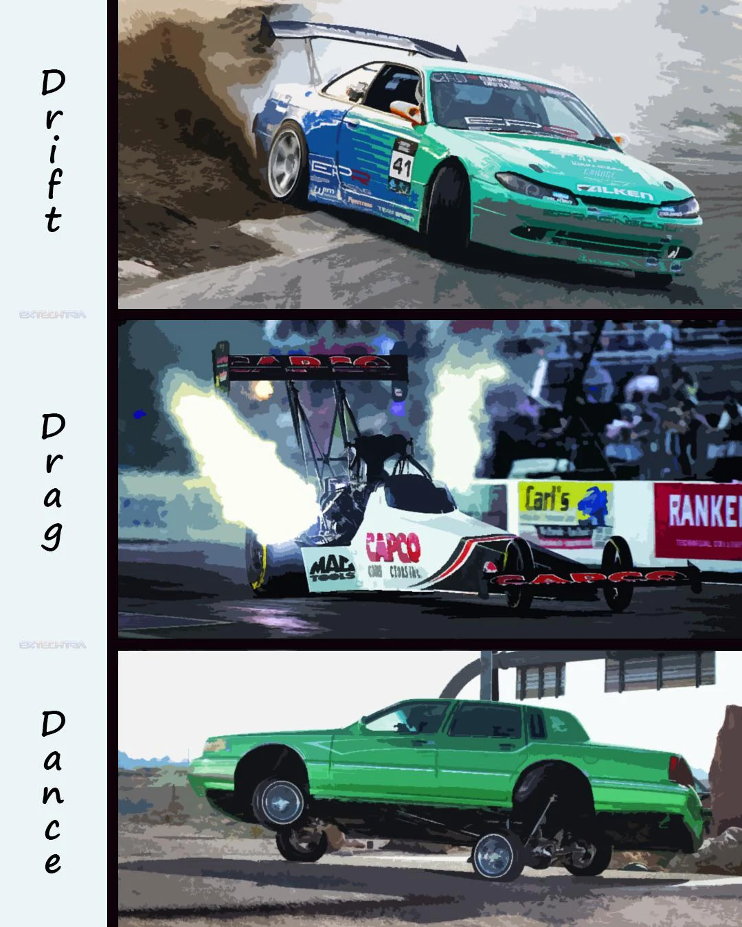 Drift. Drag. Dance, me, digital, 2023 | Scrolller