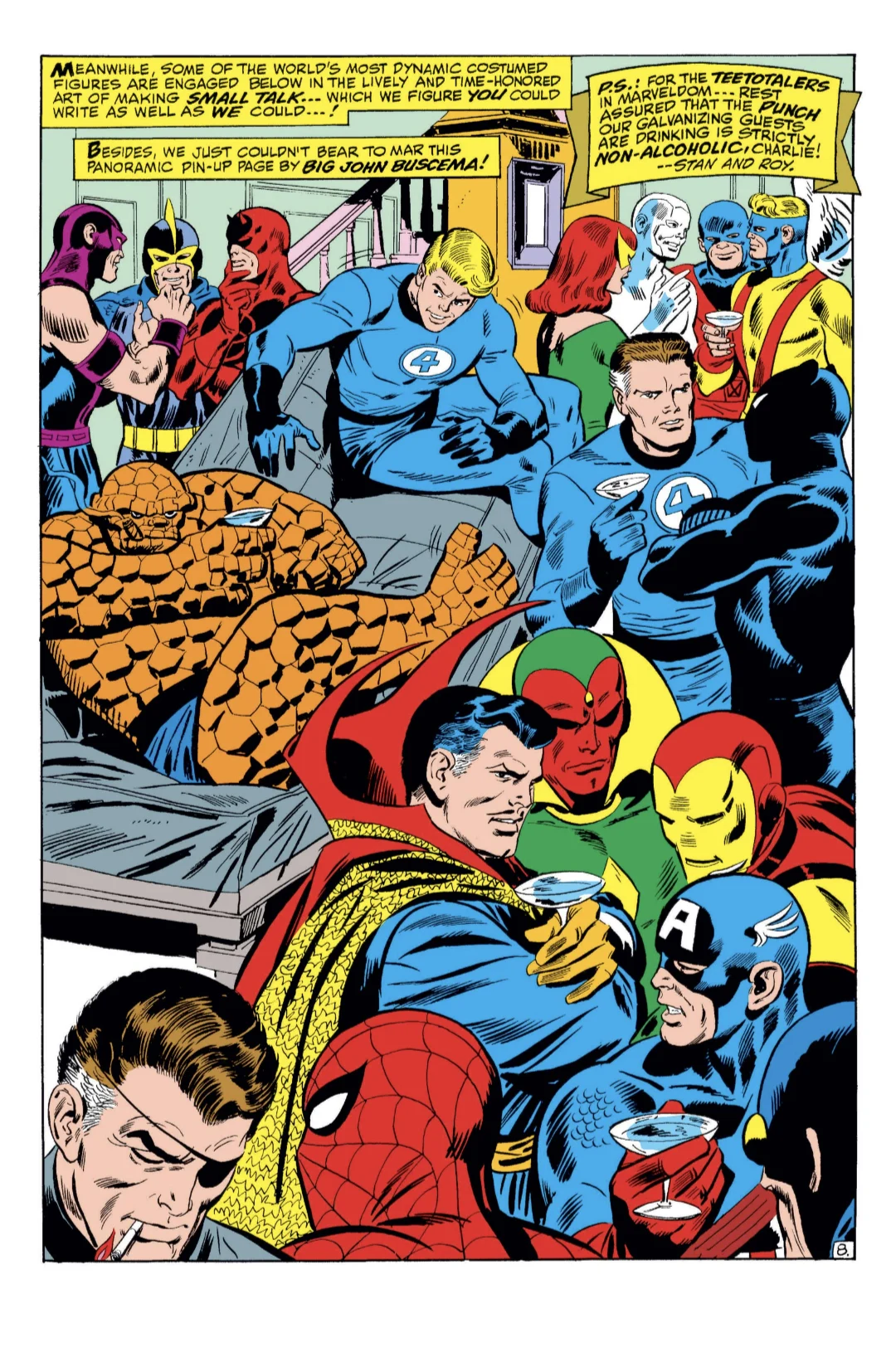 Janet and Hank served non-alcoholic punch at their wedding! - The Avengers #60 | Scrolller