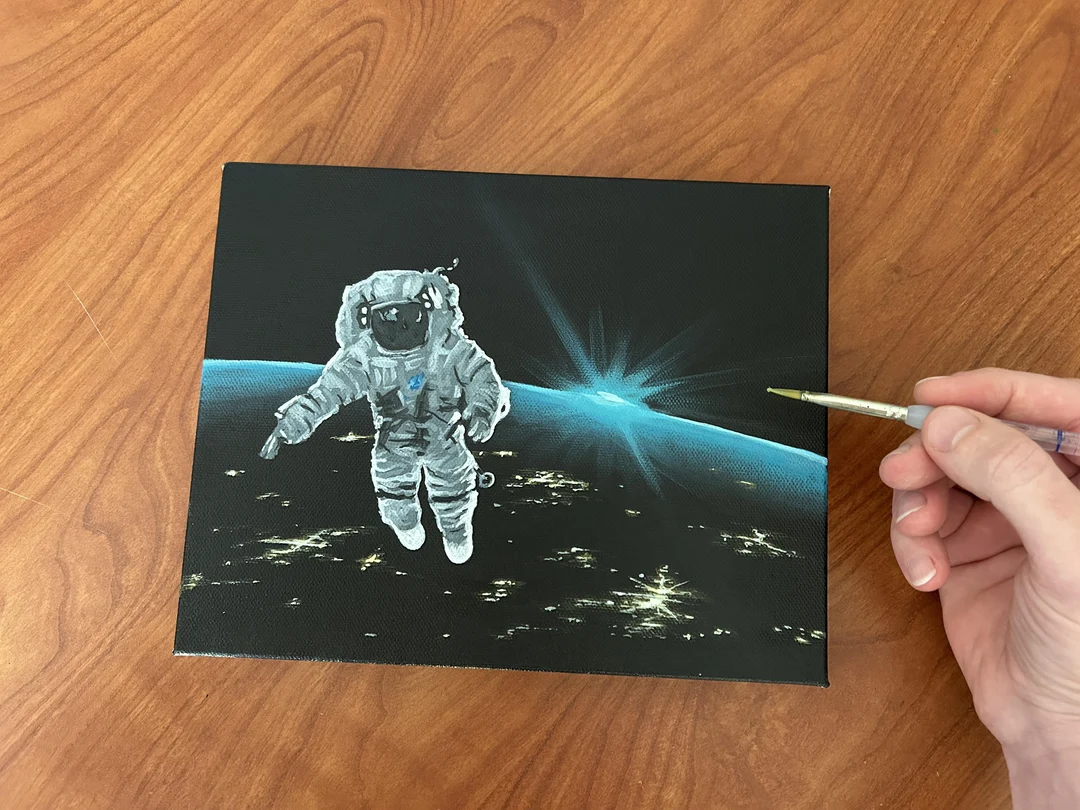 Spacewalk Painting | Scrolller