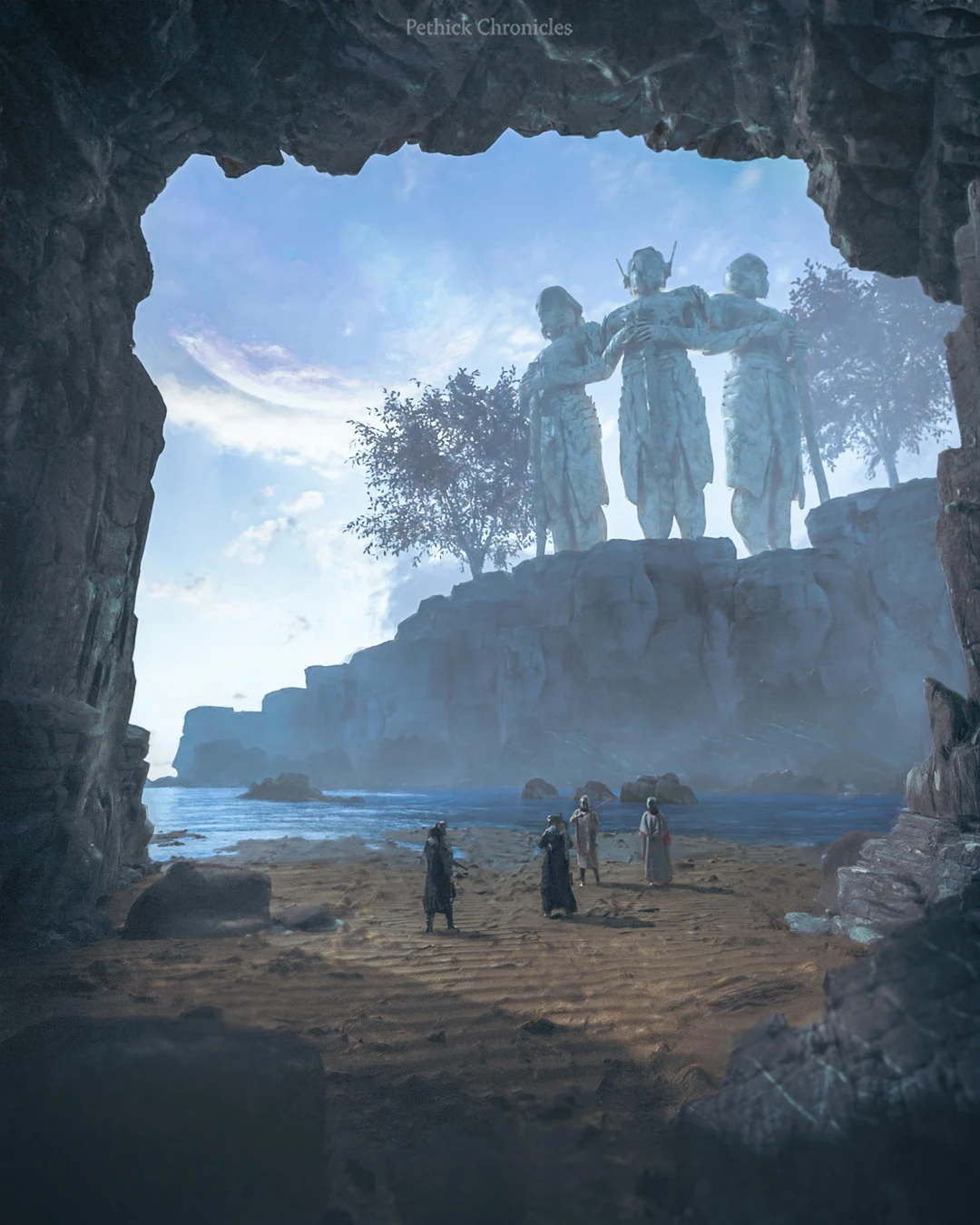 Coastline Super Secret Hideout, me, digital, 2023 | Scrolller