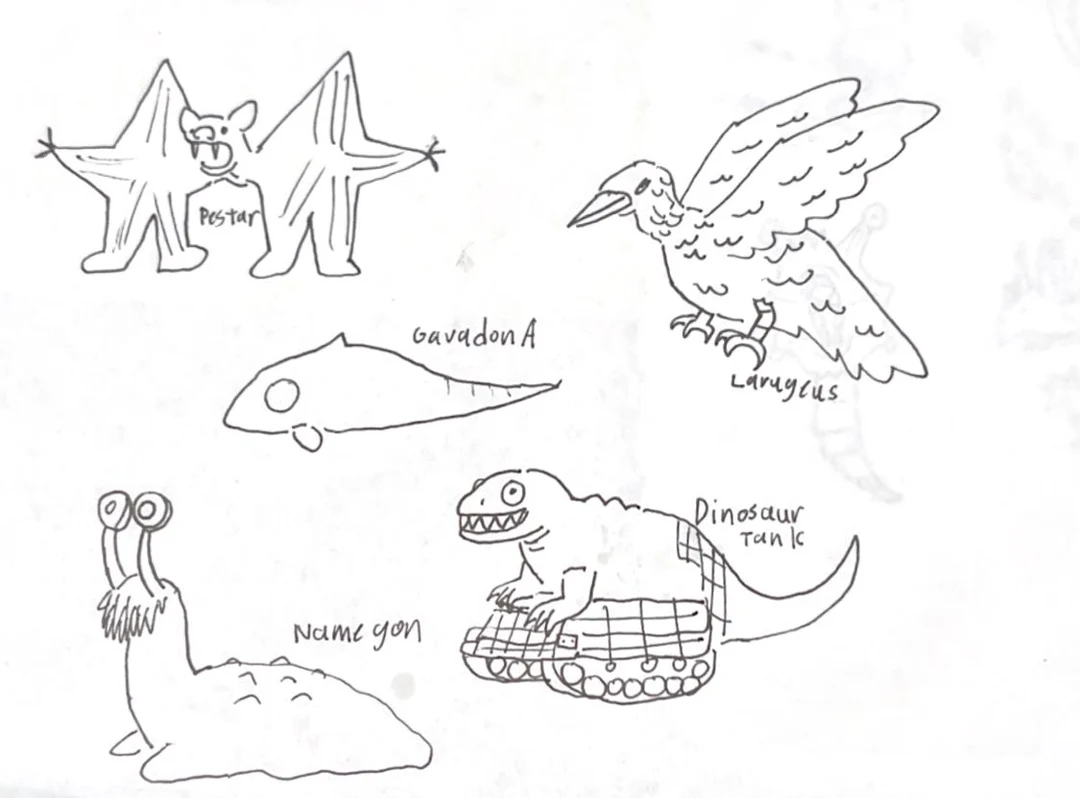 Some Kaiju doodles | Scrolller