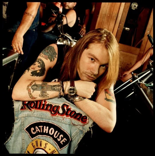 Axl Rose in Los Angeles, 1988. Photo by Timothy White | Scrolller