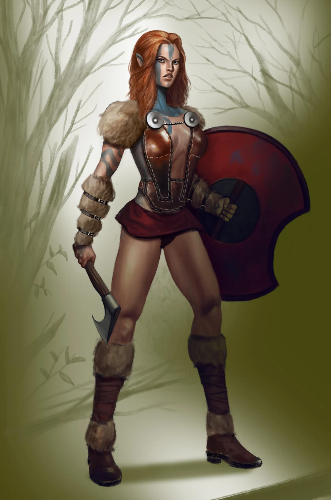 Barbarian Elf by Me | Scrolller