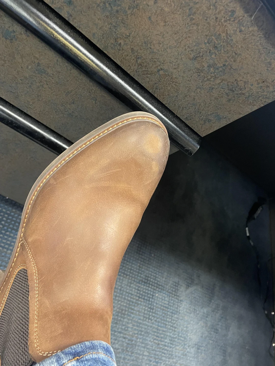 Florsheim boots scratched after having them for one week. Worth fixing? | Scrolller