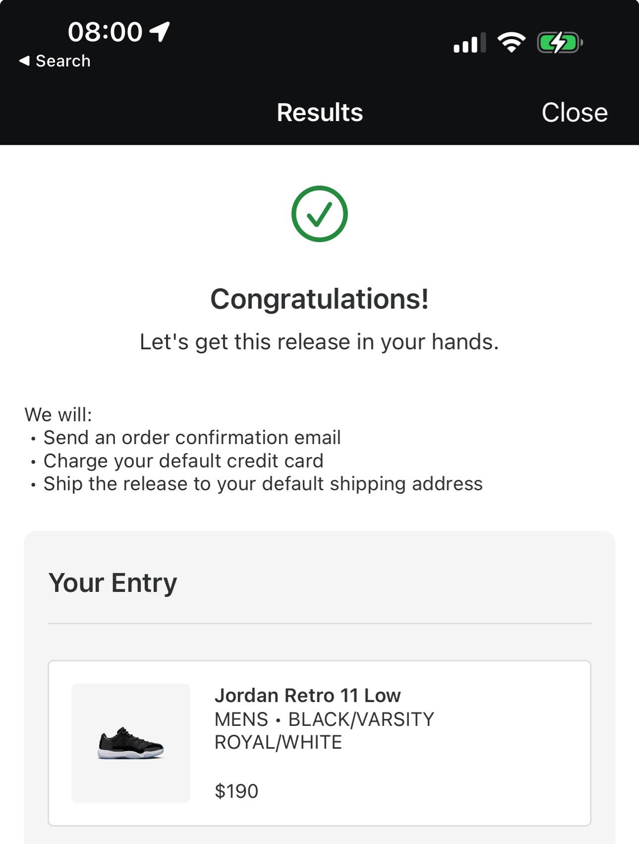 First Footlocker draw W, did I get lucky? | Scrolller