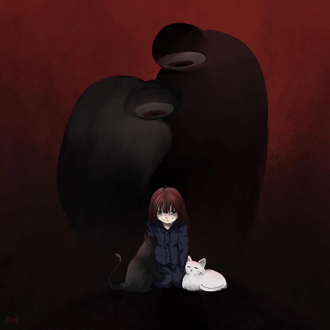 My nightmare, me, digital, 2023 | Scrolller