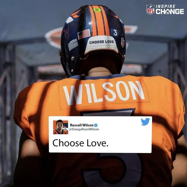 Love the back of NFL QB Russell Wilson’s helmet. | Scrolller