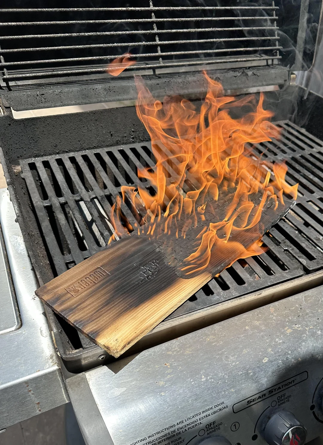 Y’all think the cedar plank is ready for the salmon? | Scrolller